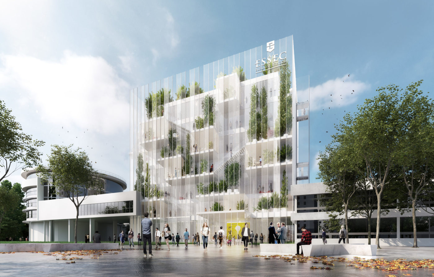 ESSEC 2020 Business School campus - Architecturestudio
