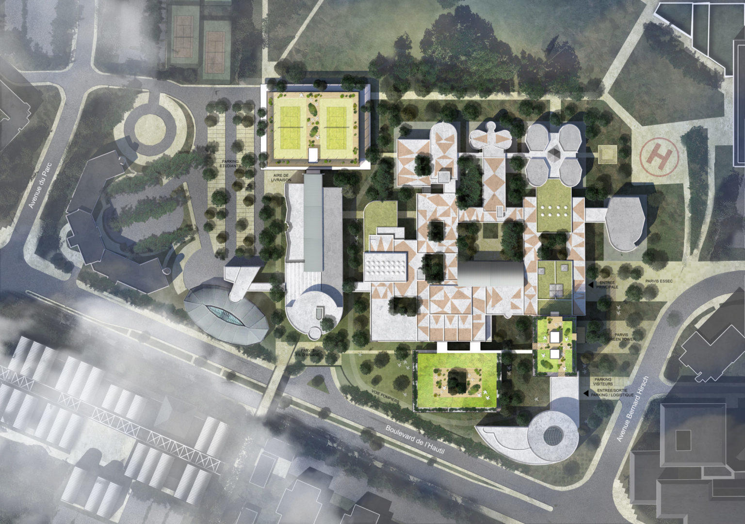Campus ESSEC 2023 - Architecturestudio