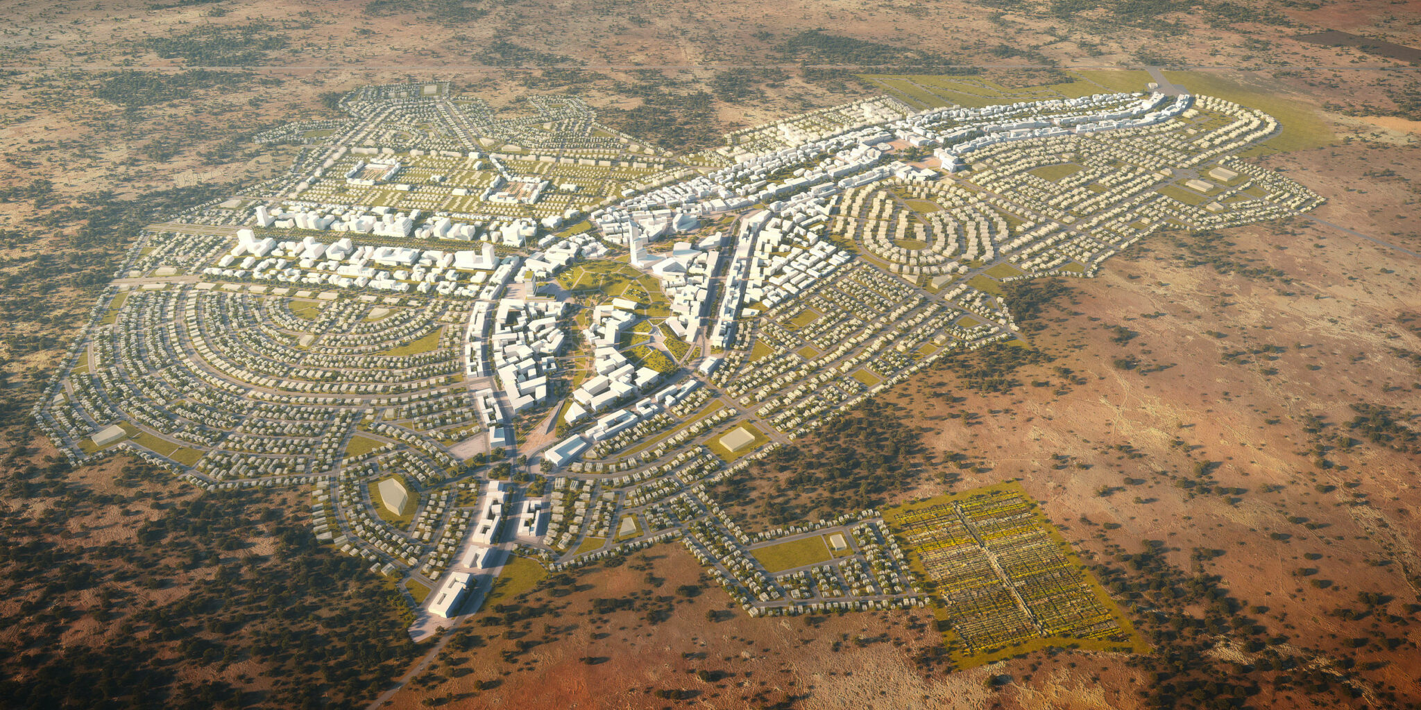 Ville Nouvelle de Yennenga - Architecturestudio