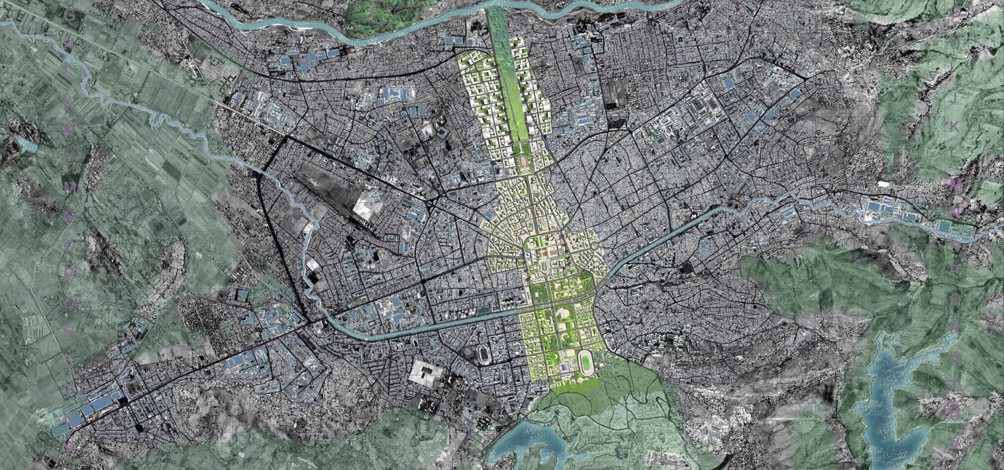 Urban design in Tirana City - Architecturestudio